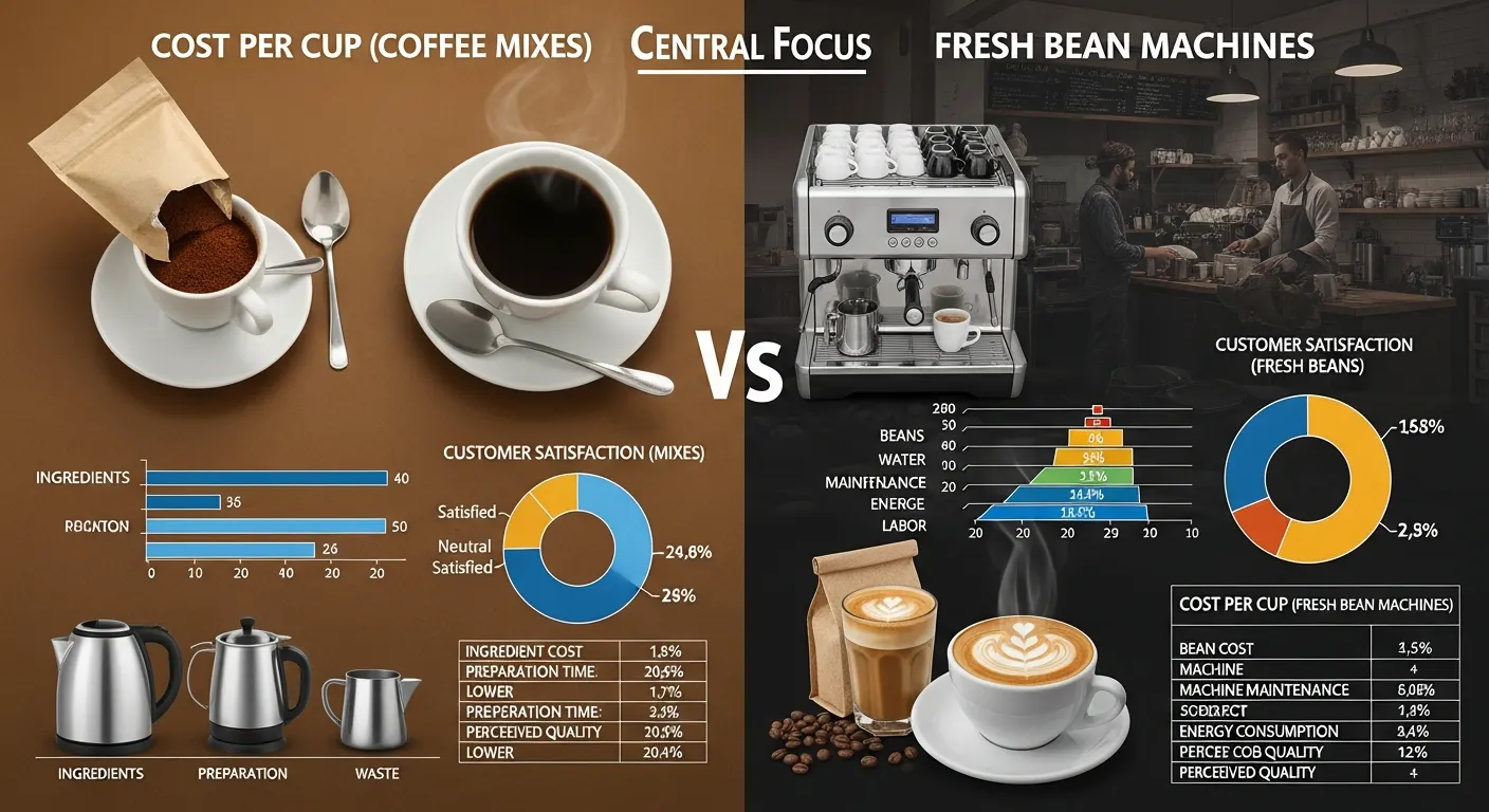 Coffee Mixes versus. Fresh Bean Machines: A Cost-Per-Cup Analysis for ...